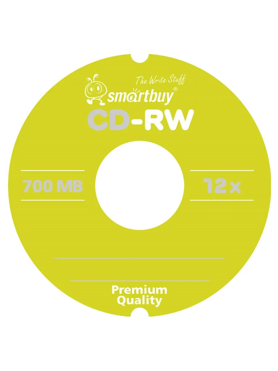 Диски CD-RW SMARTBUY, 700 Мб, 4-12x, комплект 10 шт.