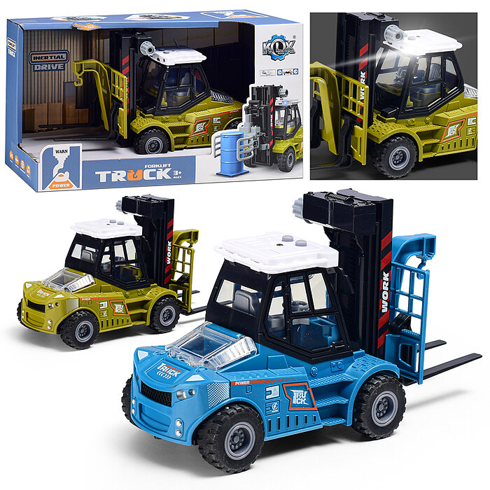 Машина KLX900-49 "Вилочный погрузчик 2" 1:43 ( свет, звук) в коробке
