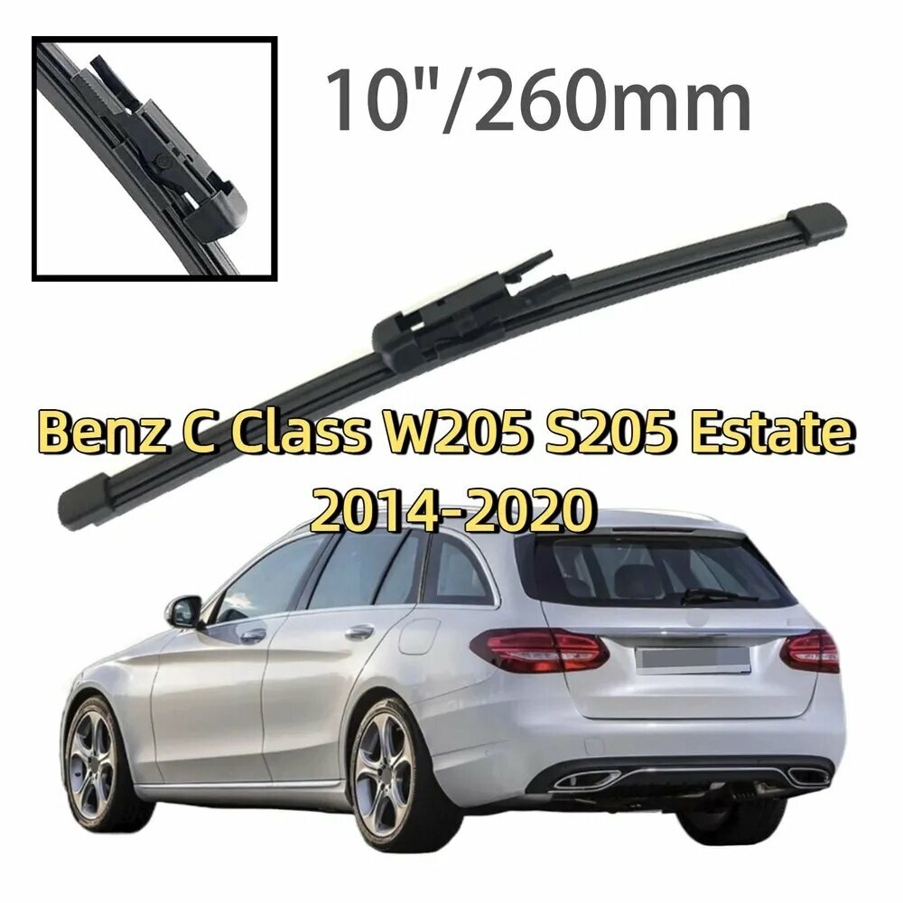 Щетка стеклоочистителя, арт. 10-дюймовая щетка омывателя заднего лобового стекла для Mercedes Benz C Class W205 S205 Estate 2014-2020, автомобильные аксессуары задний дворников стеклоомывателя стеклоочистителя дворники омыватель