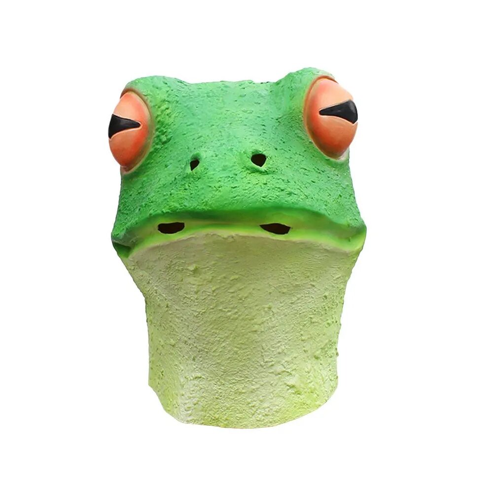 Латексная маска лягушки