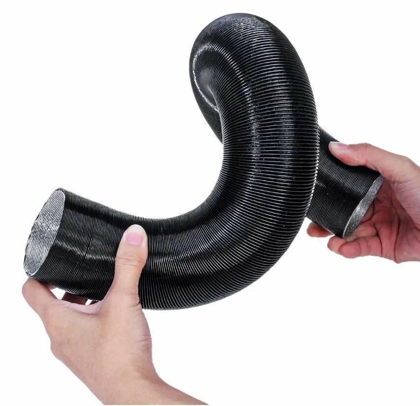 Гофра воздуховод для автономного отопителя 42мм до 200см черная