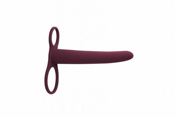 Lola-1200-02lola Насадка для двойного проникновения Pure Passion Gimlet Wine red (16, Ø 2.8 см) Lola Toys