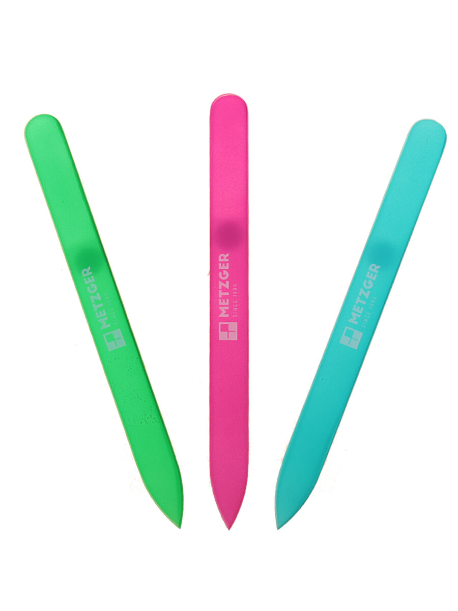 Пилка для маникюра COLOR цвет в ассортименте, 135 мм.