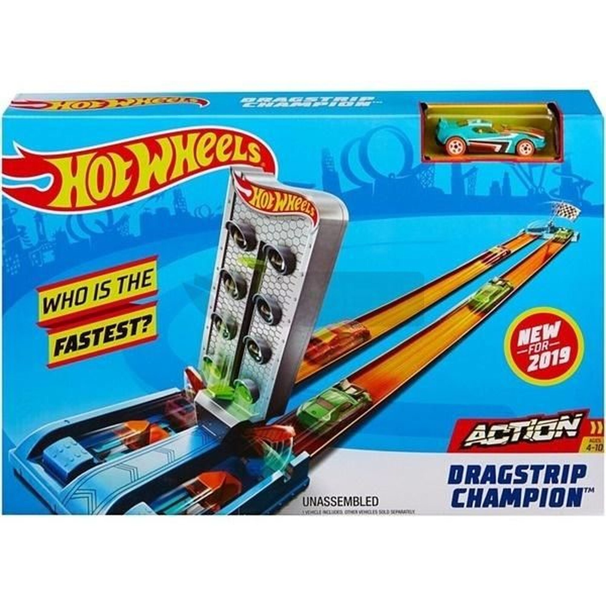 Игрушечный трек Hot Wheels Action Race of Champions - Автотрек для гонок - Хот Вилс GBF82