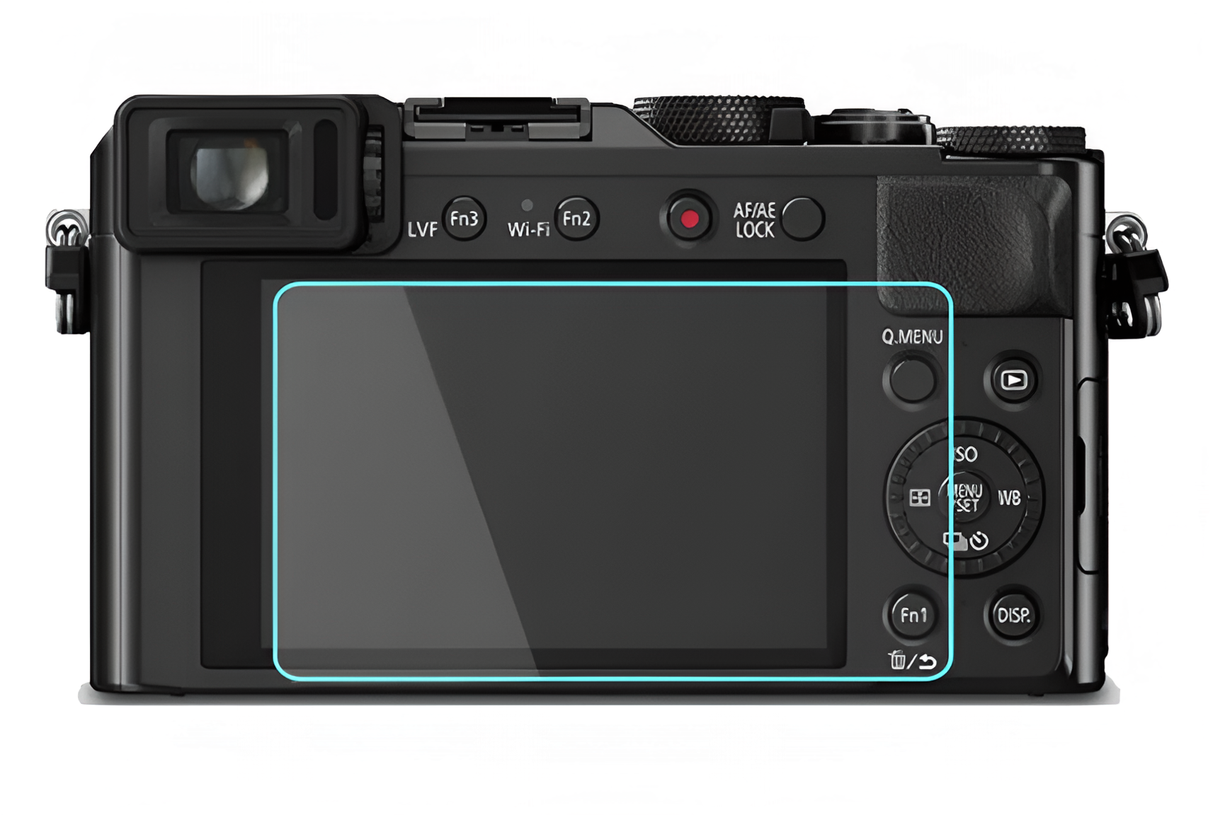 Защитное стекло MyPads для фотоаппарата Panasonic Lumix DMC-LX100 из качественного японского материала премиум-класса