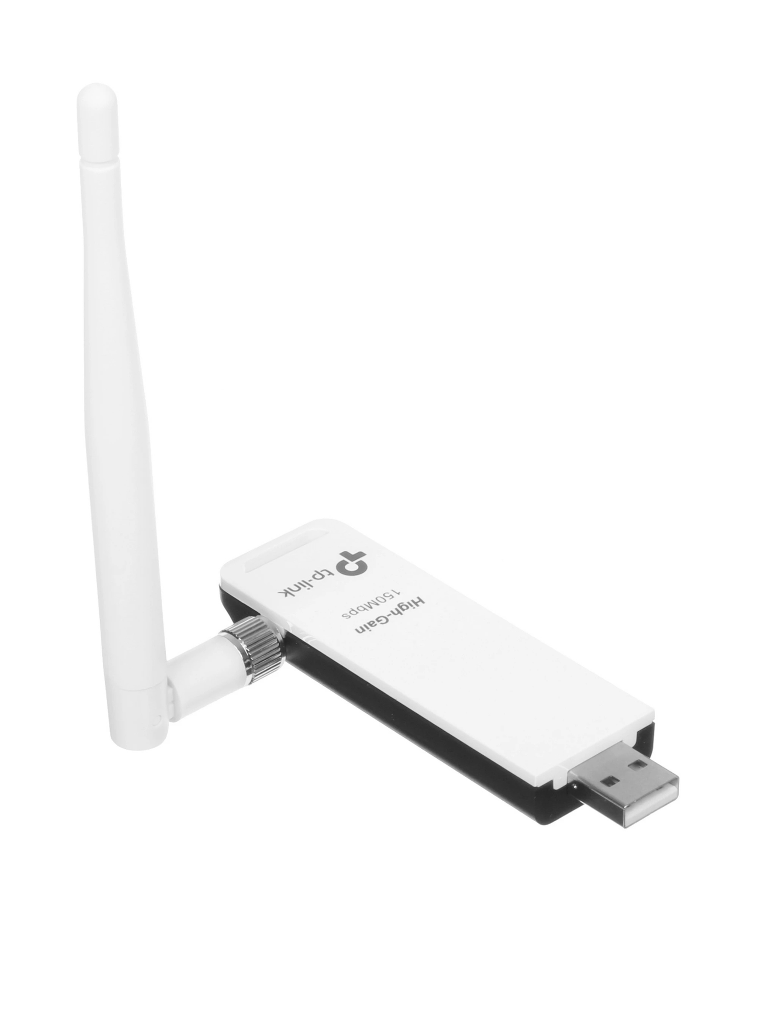 Адаптер Wi-Fi TP-Link TL-WN722N, USB, съемная антенна, высокая мощность, 150 Mbps