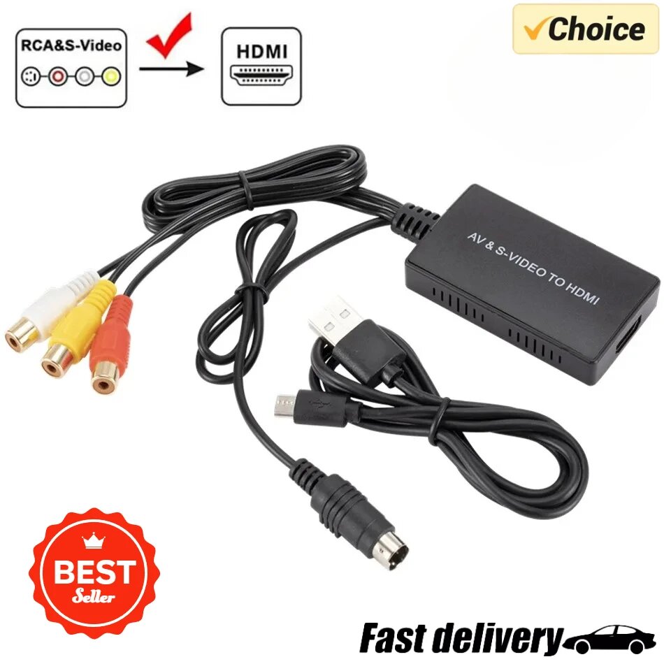 S-Video&AV в HDMI конвертер LccKaa