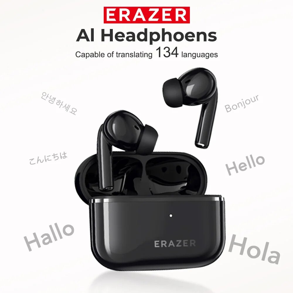 Беспроводные наушники Lenovo Erazer XT89 PRO с AI-переводчиком Черный, black AI Chat