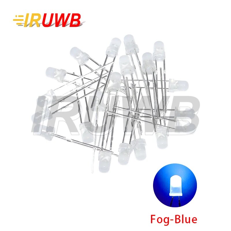 100шт. LED диоды 3мм Fog-Blue