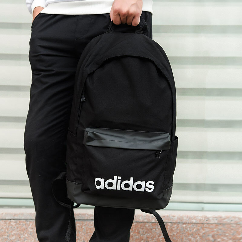 Сумка adidas, фактура плетеная, черный — фото 1
