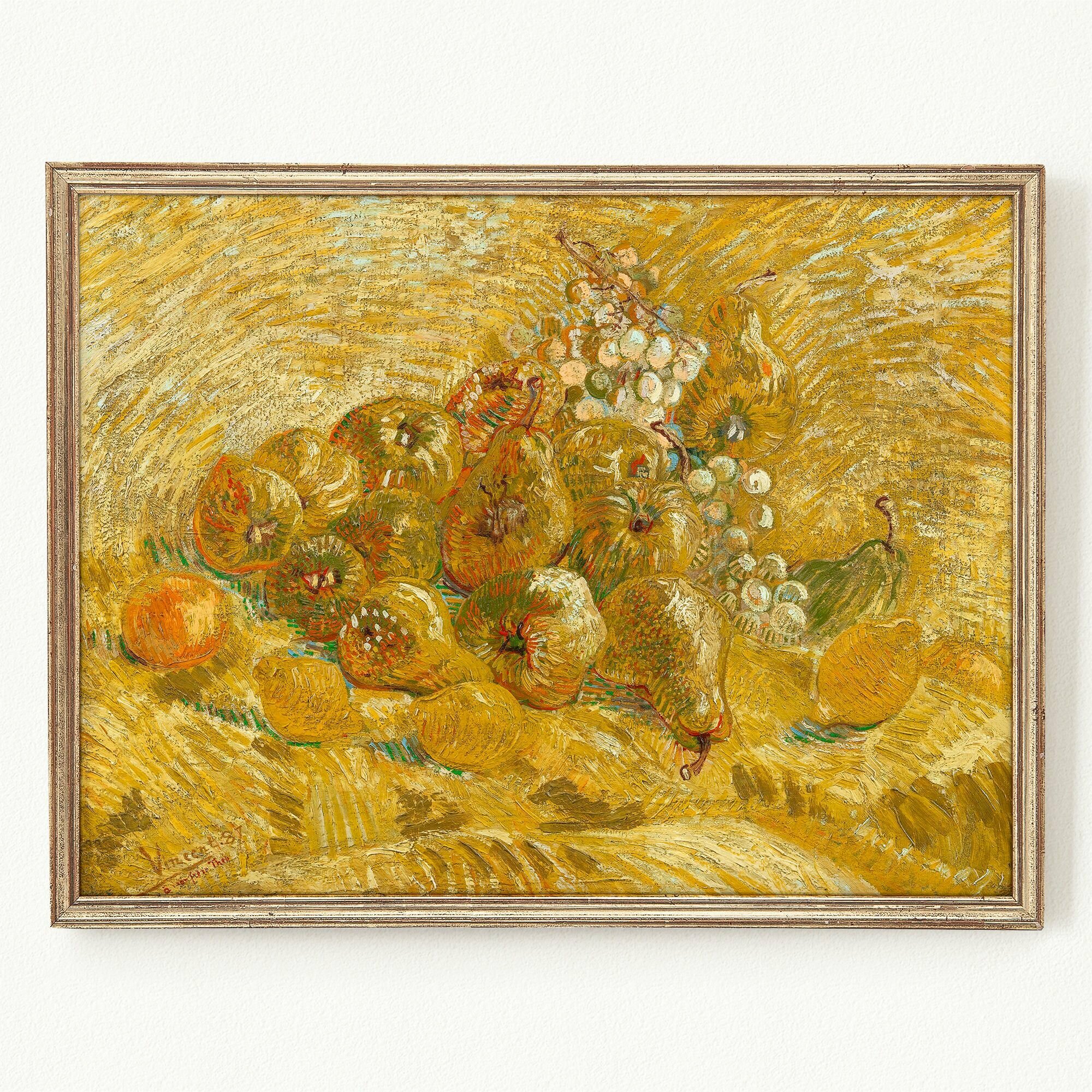 Постер "Айва, лимоны, груши и виноград - Винсент ван Гог", 30х40 см (без рамки)