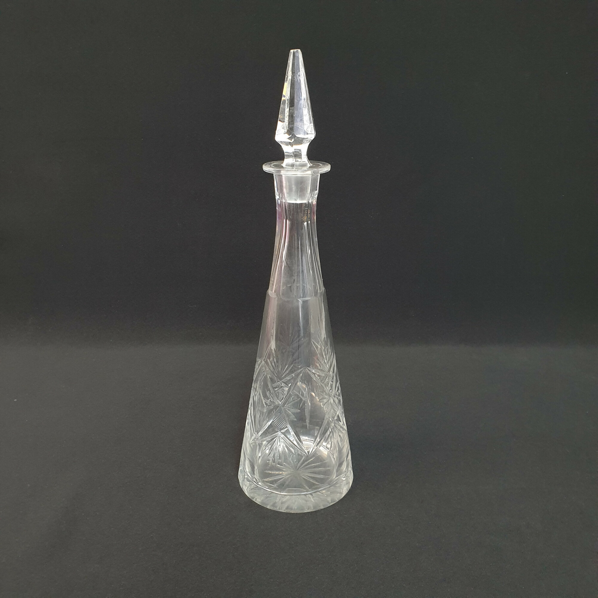 Винтажный штоф графин, хрусталь 0.5 л, СССР