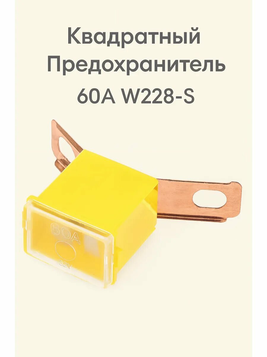 Квадратный Предохранитель 60А W228-S