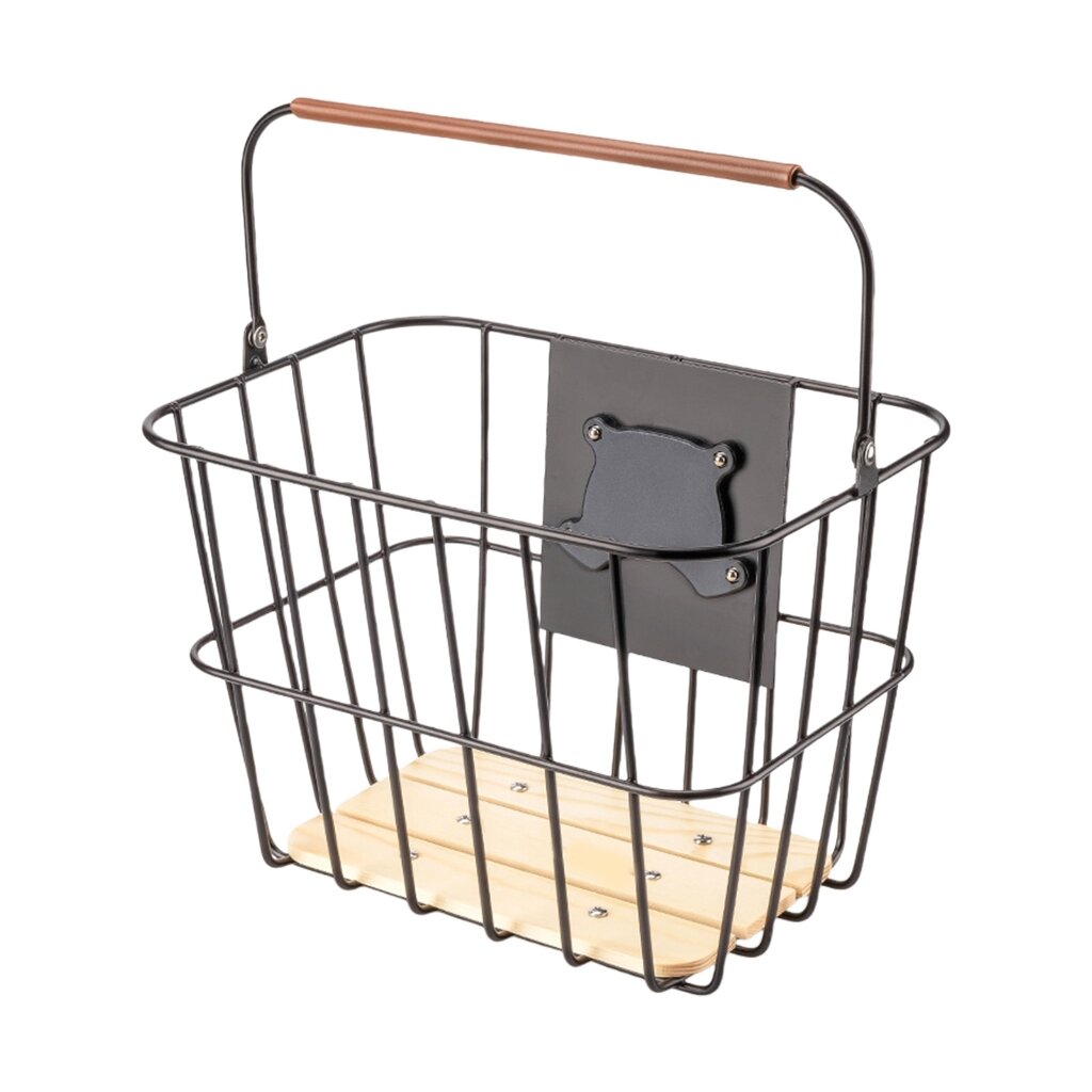 Устойчивая передняя корзина велосипеда с основанием для повышения долговечности на пересеченной местности и в ежедневных поездках на работу.