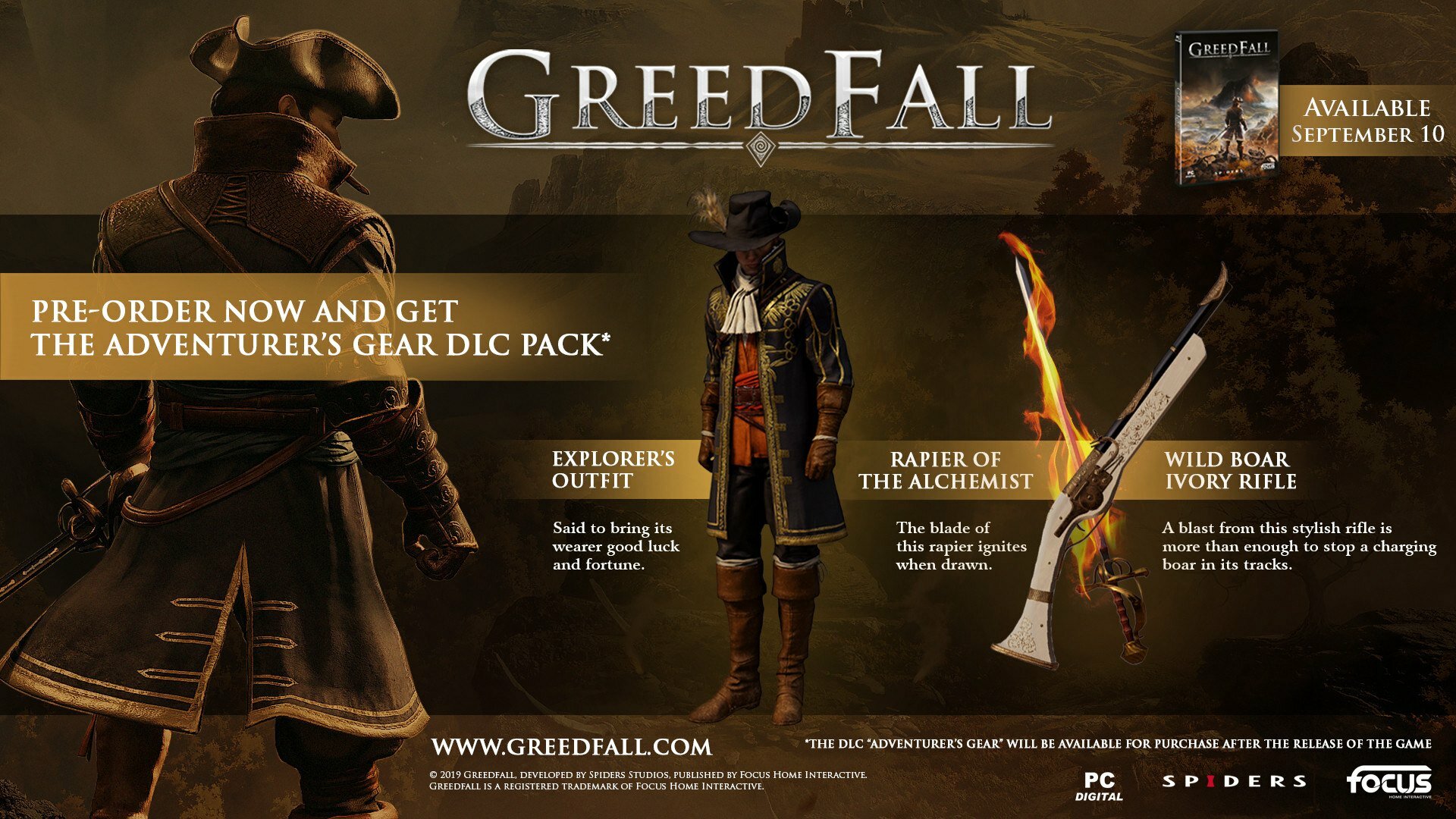 GreedFall Gold-издание PC GOG Ключ • Активация GOG • регион Весь мир