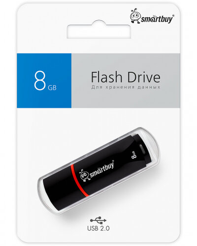 USB флешка Smartbuy 8Gb Crown black USB 2.0
