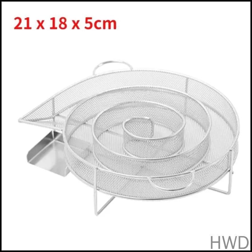 Лабиринтный дымогенератор для холодного копчения Улитка