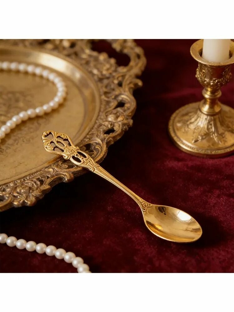 Ложка десертная Ложка столовая 1 предм. золотой