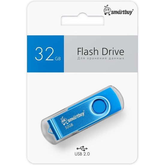 USB флешка Smartbuy 32Gb Twist blue USB 2.0