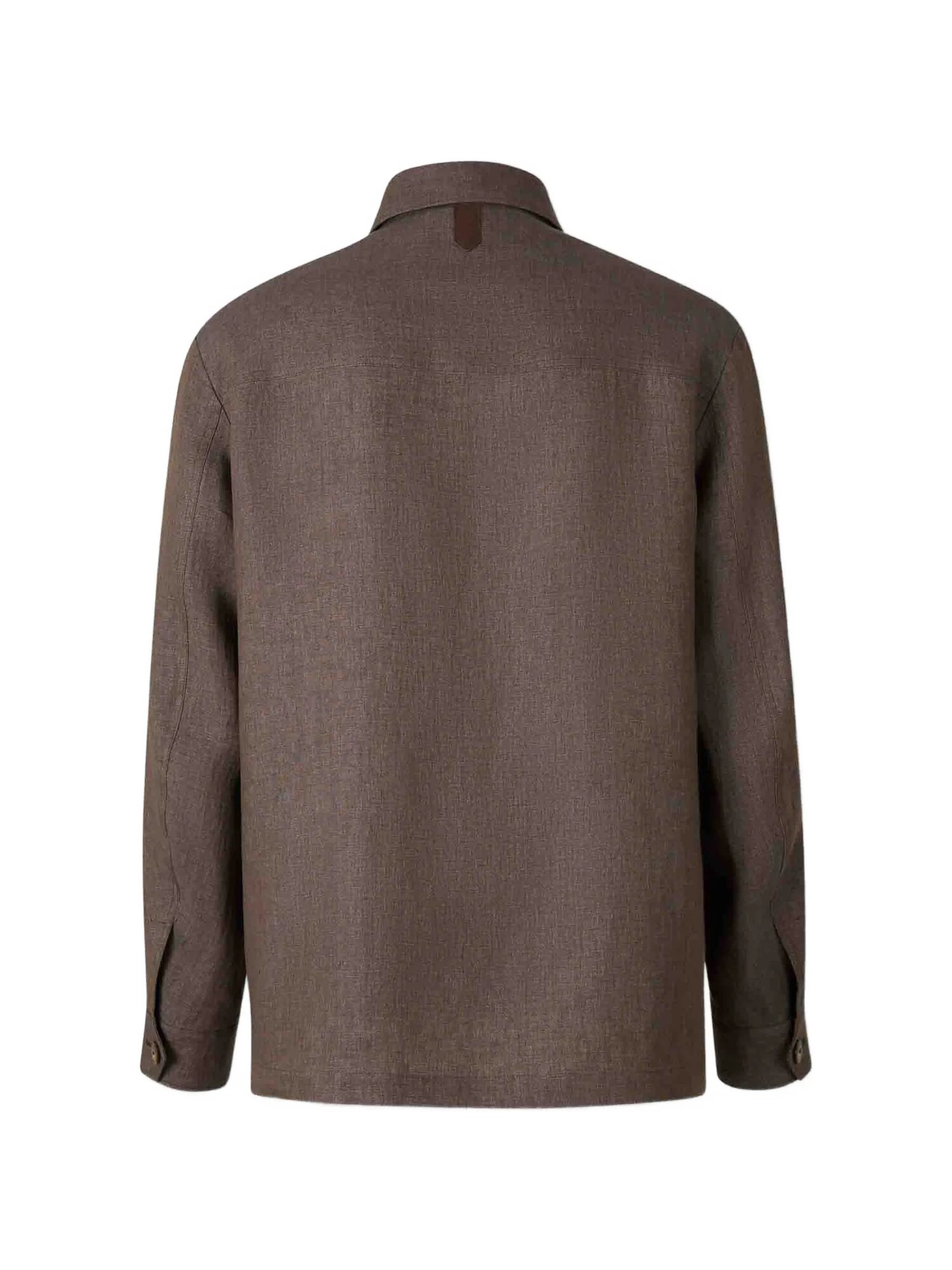 Куртка Canali Buttoned flap-pocket jacket, размер 54, brown — фото 1