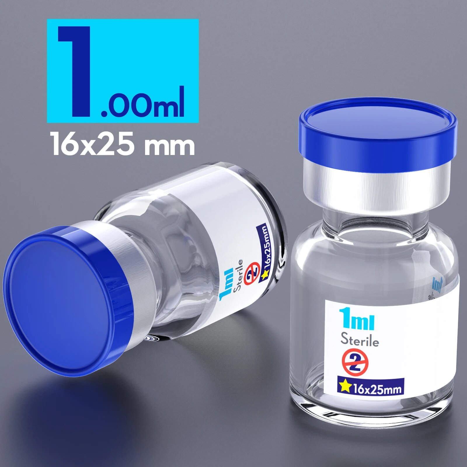 Стерильные флаконы Ks-Tek 1ml, 10шт
