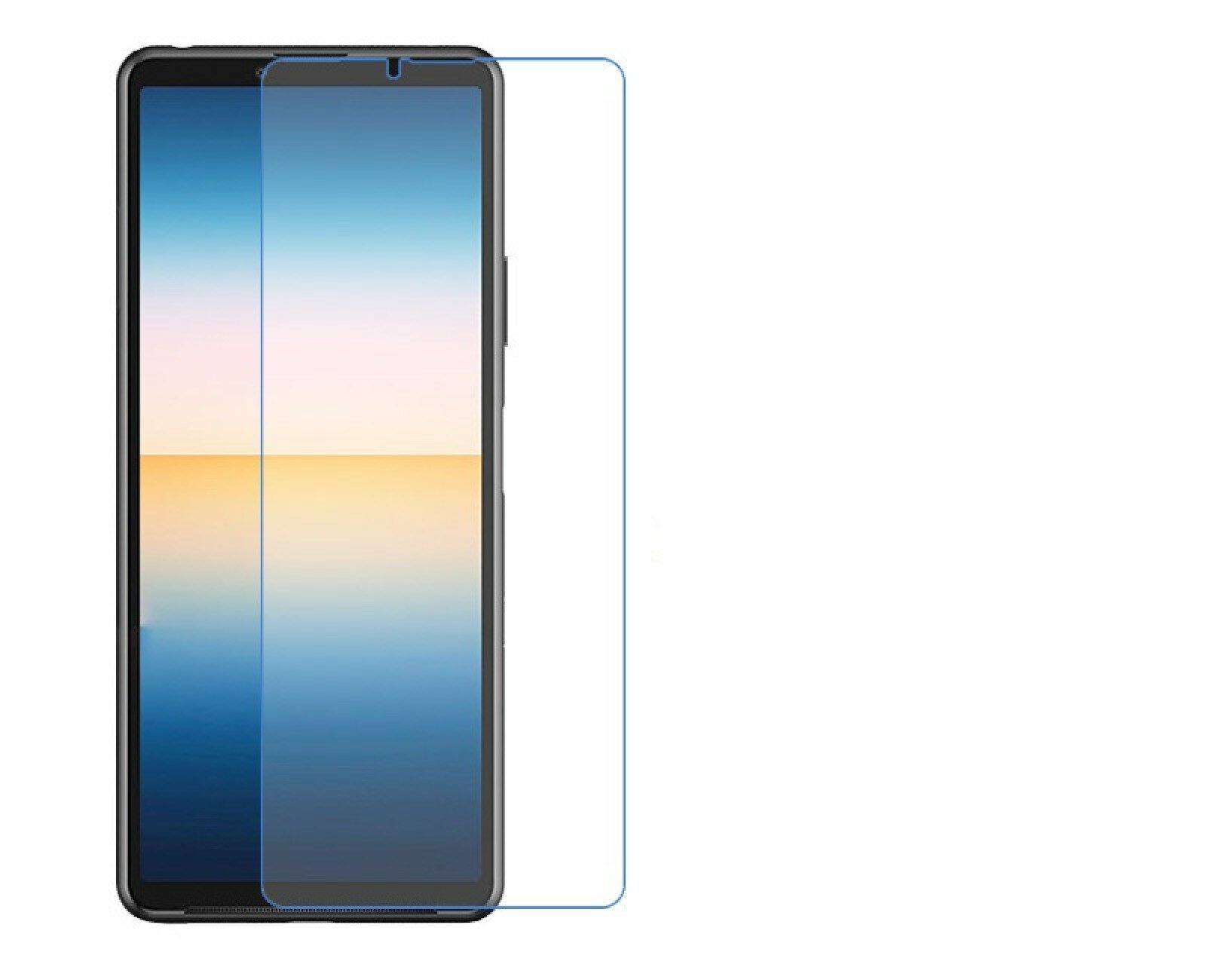 Защитная пленка MyPads для Sony Xperia 10 III (10-3) глянцевая, на плоский экран