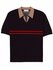 Поло Dries Van Noten, размер XL, фиолетовый