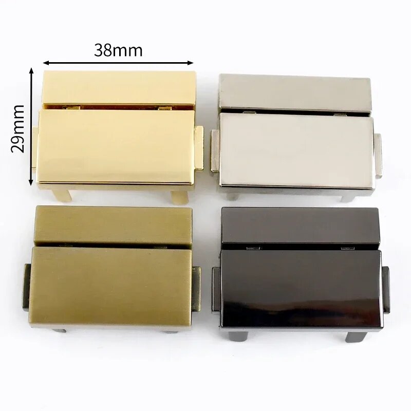 Deepeel 2 шт. металлические пряжки с замком для женских сумок, поворотные замки, сумка на плечо, декор, застежка-защелка, аксессуары для фурнитуры «сделай сам»