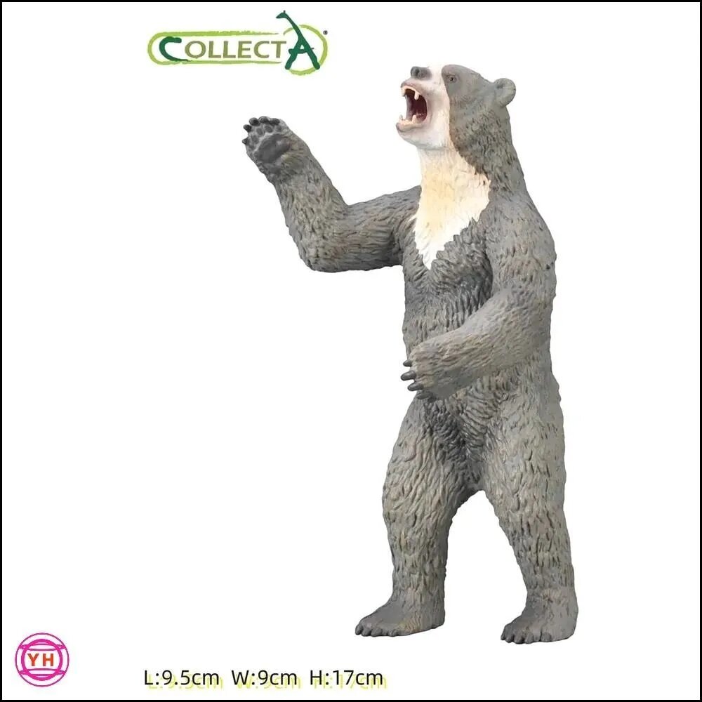 Коллекционная модель короткомордого медведя от CollectA, эксклюзивная фигурка доисторического хищника ледникового периода, предназначена для юных натуралистов и искушенных коллекционеров
