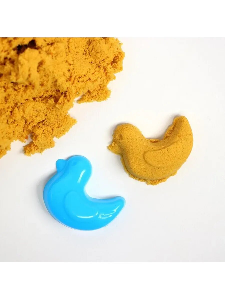 Кинетический песок для творчества оранжевый