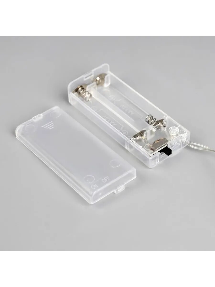 Мягкая гирлянда с синими фонариками 2м