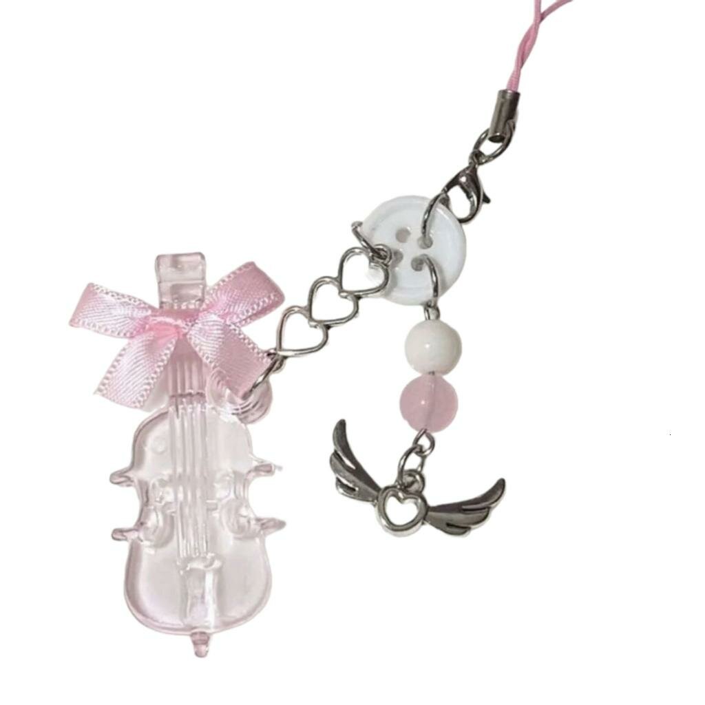 Брелок-бант для ключей, Розовый