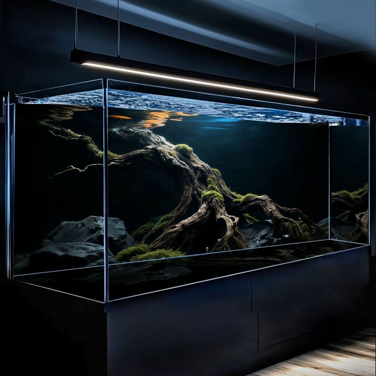 Фон для аквариума, Декорация для аквариума/террариума 100x50см