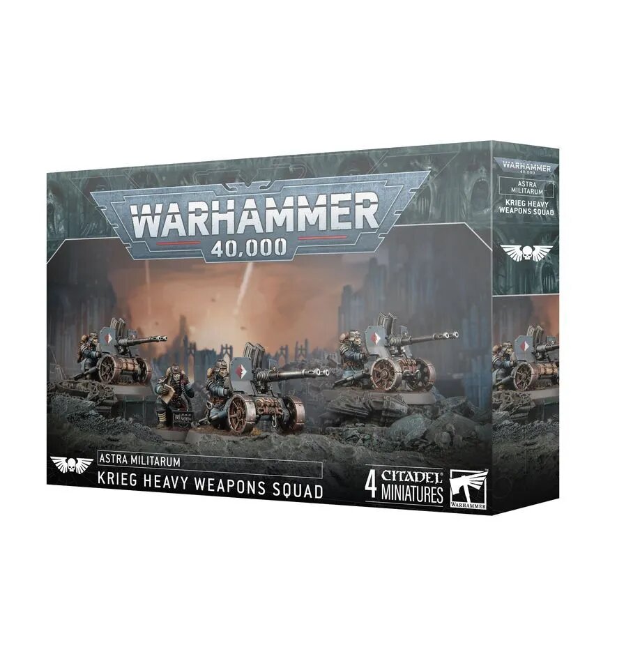 Набор миниатюр Warhammer 40000 Astra Militarum Krieg Heavy Weapons Squad