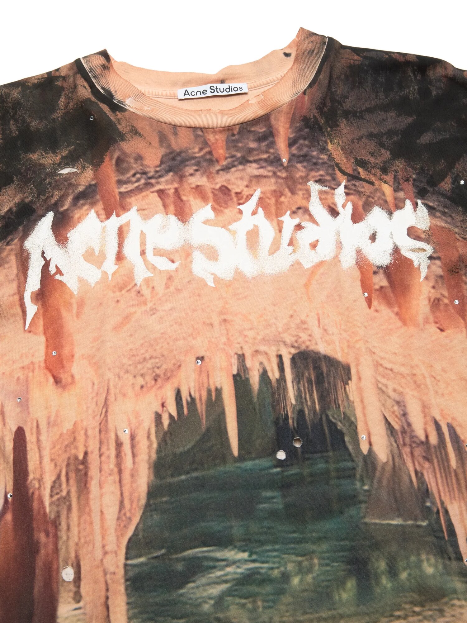 Футболка Acne Studios, размер M, черный — фото 1
