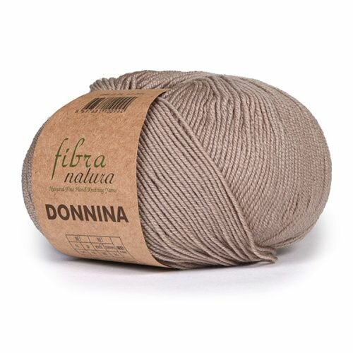 Пряжа Fibra Natura Donnina 21-04 (10 мотков по 50г/165м) беж