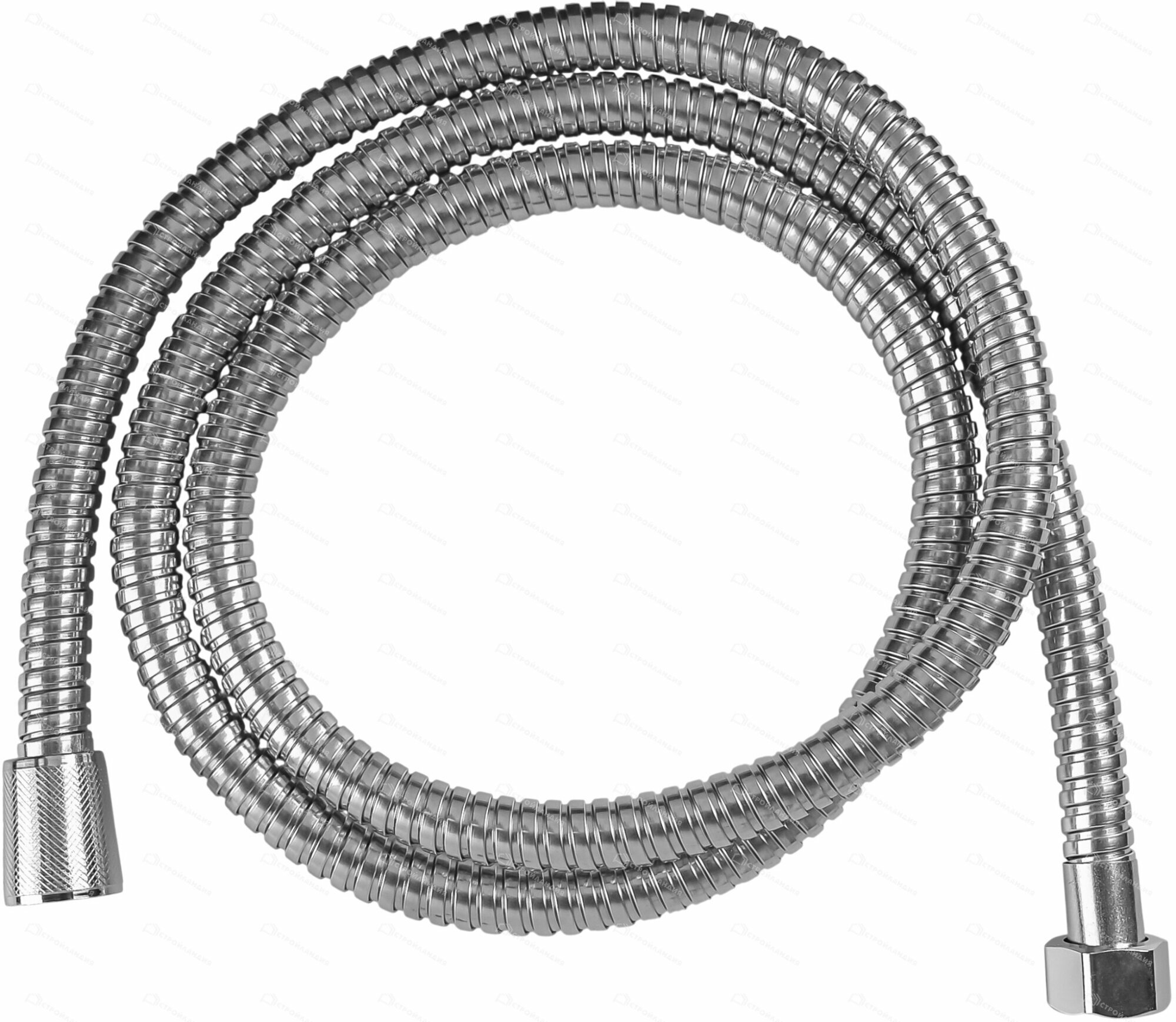 Душевой шланг LEDEME L40-2 (Рус-Рус) с металлической оплеткой, 150 см, цвет хром