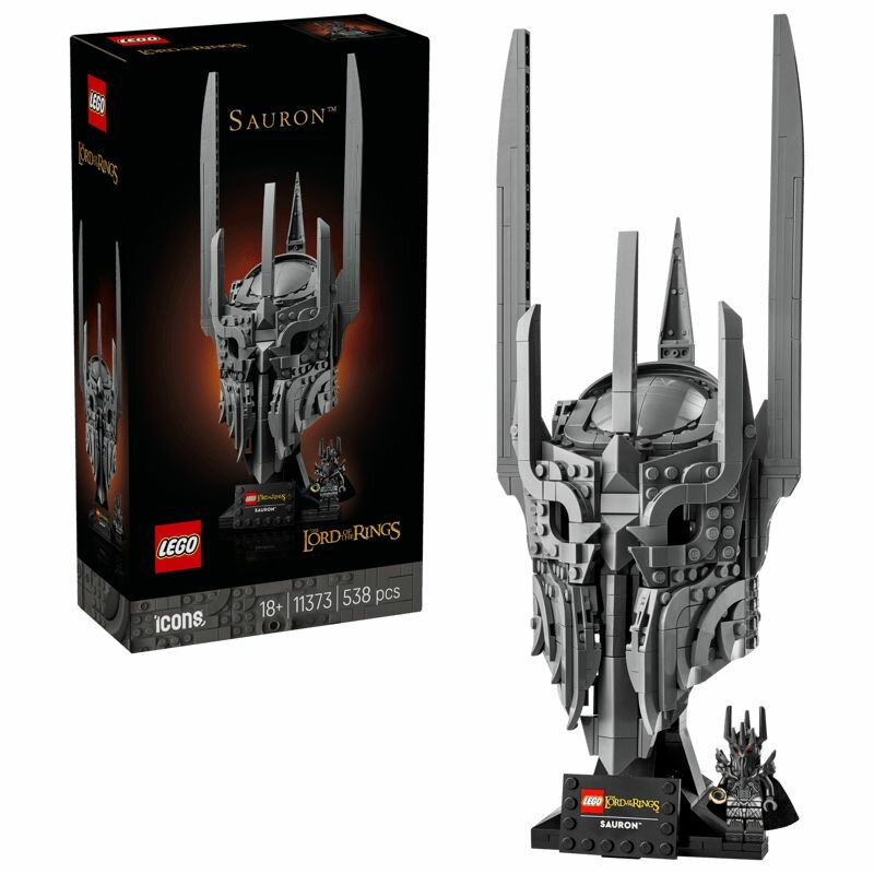 Конструктор LEGO Icons 11373 Властелин колец: Шлем Саурона, 538 эл.