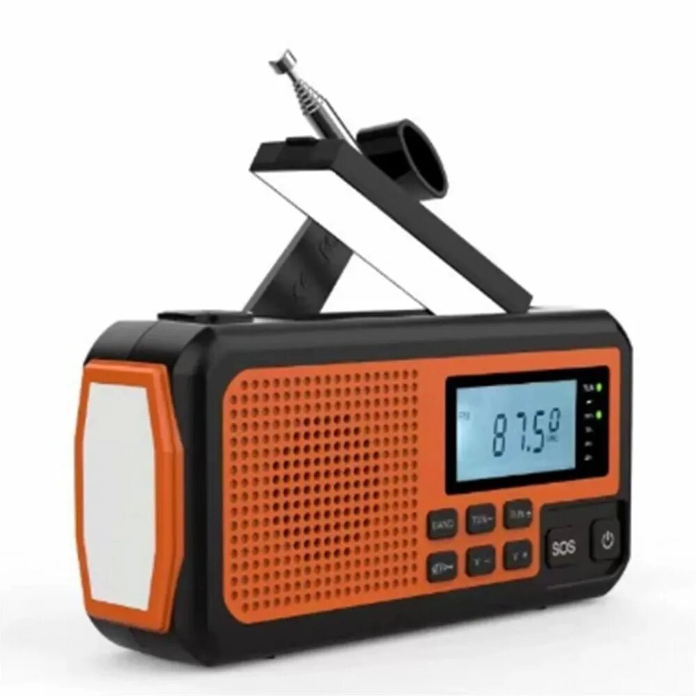 Аварийное радио 4000 мАч Power Bank Солнечные ручные радиоприемники AM/FM/NOAA