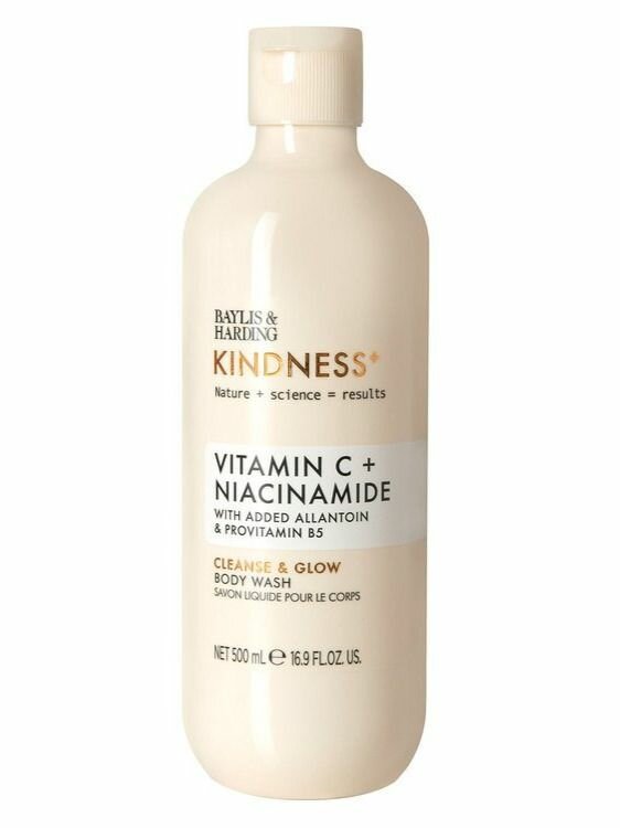Baylis & Harding, Kindness+ Vitamin C Brighten/Glow, Гель для душа, 500 мл