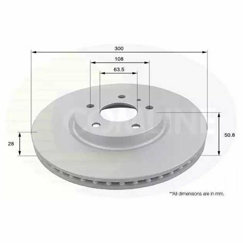 Диск тормозной Comline ADC1272V для Ford Mondeo V