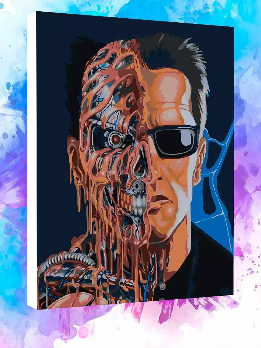 Картина по номерам Терминатор Terminator Кино