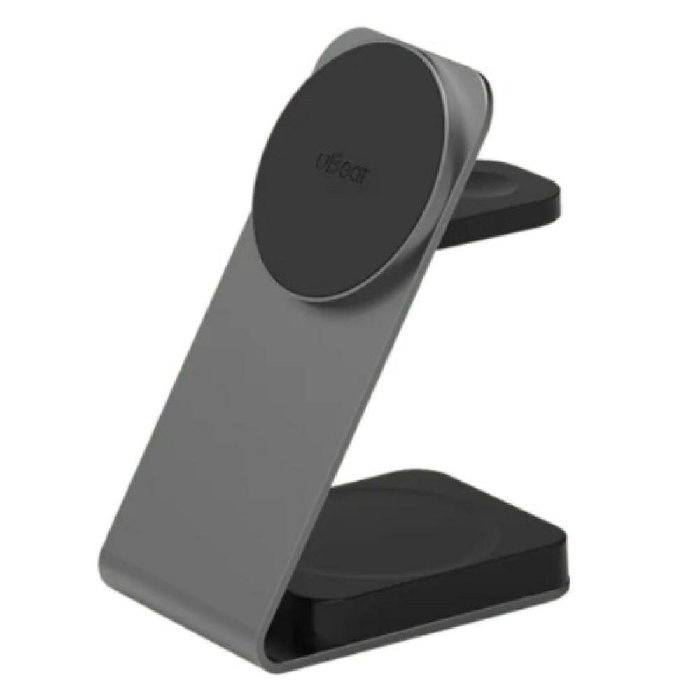 Беспроводное зарядное устройство uBear Level Pro 3 в 1 (WL12SG31-AW), Серый
