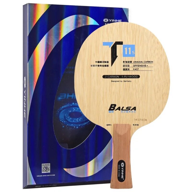 YINHE T11+ ракетка для настольного тенниса, синий, FL box
