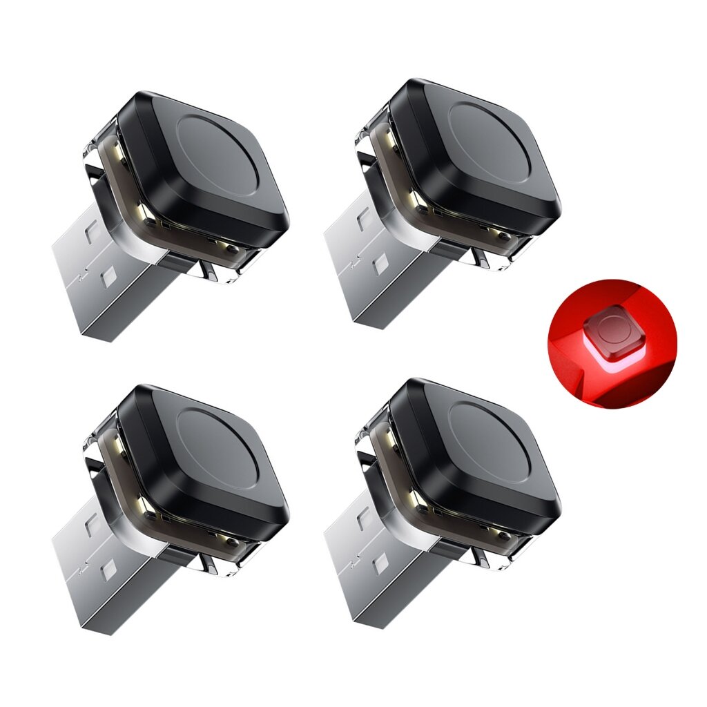 Энергоэффективная светодиодная подсветка для транспортных средств, Многоцветная лампа с питанием от USB