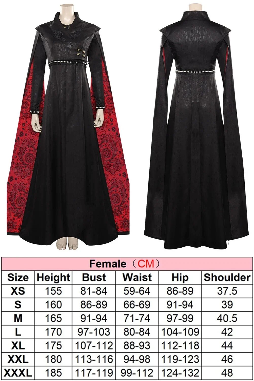 Rhaenyra Косплей костюм М, Style B