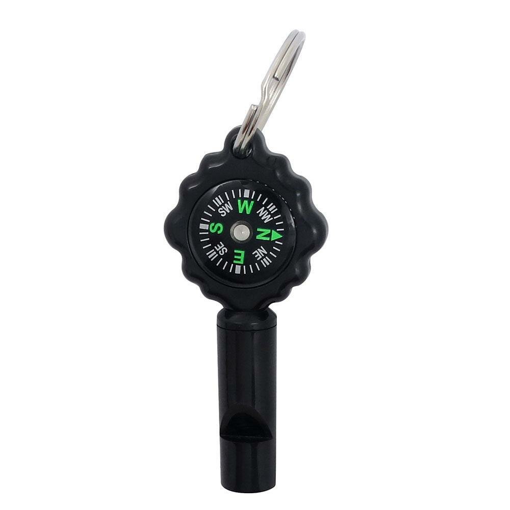 Многофункциональный свисток для выживания на открытом воздухе, компас, альпинистское снаряжение