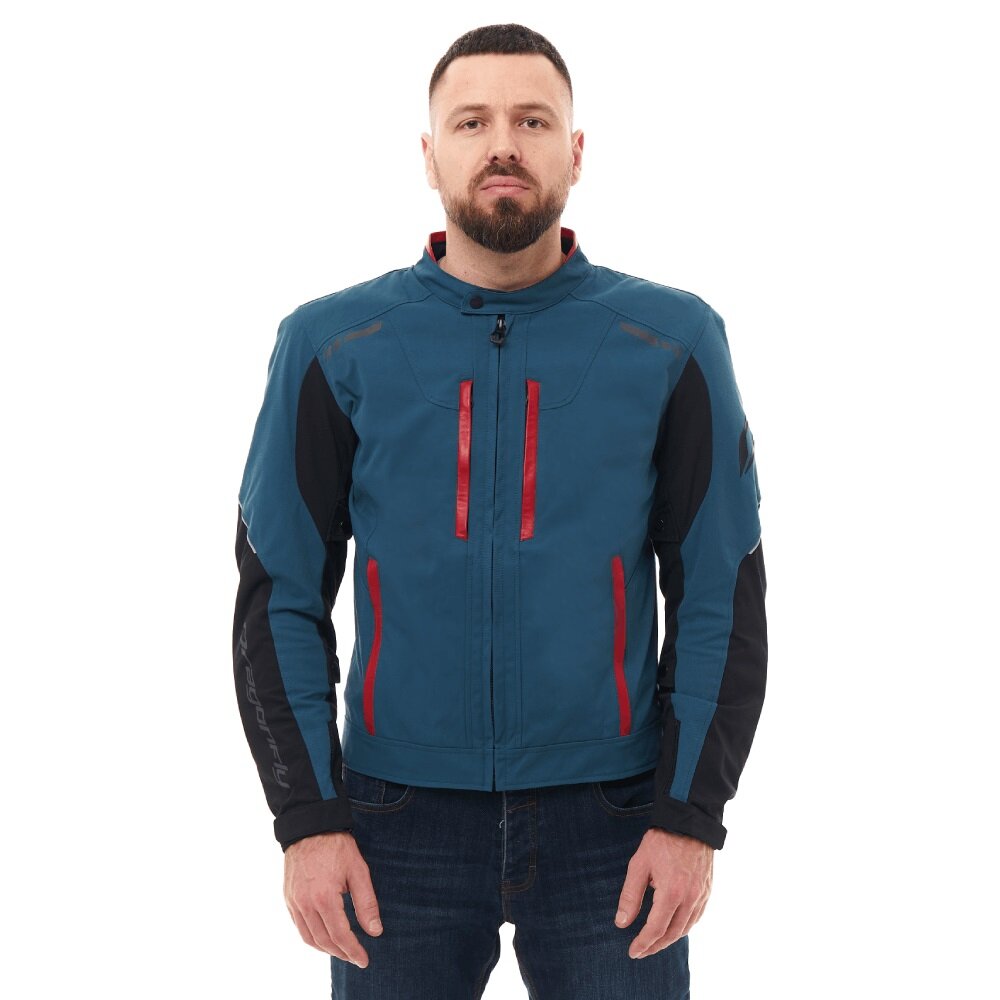 Мотокуртка Dragonfly City Blue. XL. Черный-синий