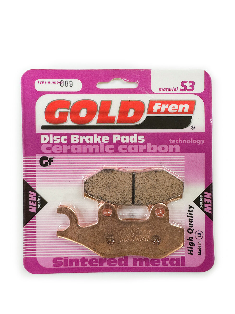 Колодки тормозные GOLDfren 009 S3 кросс TRW MCB615, SBS 638, EBC FA 165, Ferodo FDB 631 оригинал