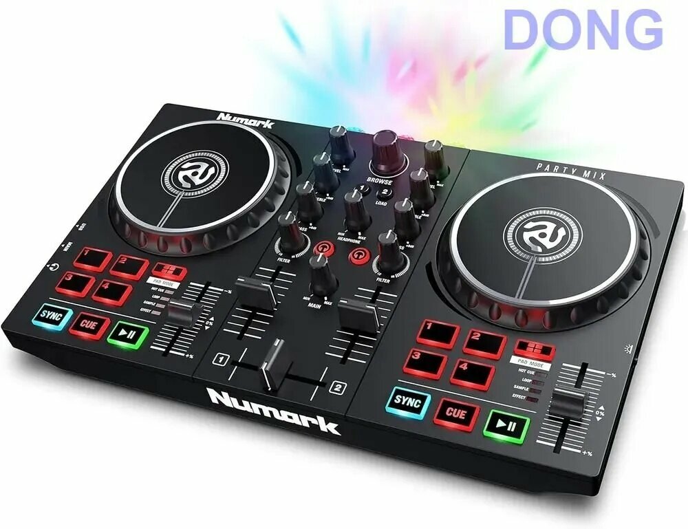 Numark Party Mix II Контроллер DJ / DJ для Serato DJ Lite и Algoriddim DJAY Pro AI